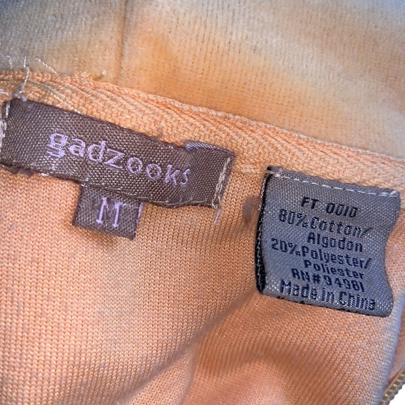 Gadzooks | Sweaters | Rare Gadzooks 9s Vintage Medium Cropped Full Zip ...